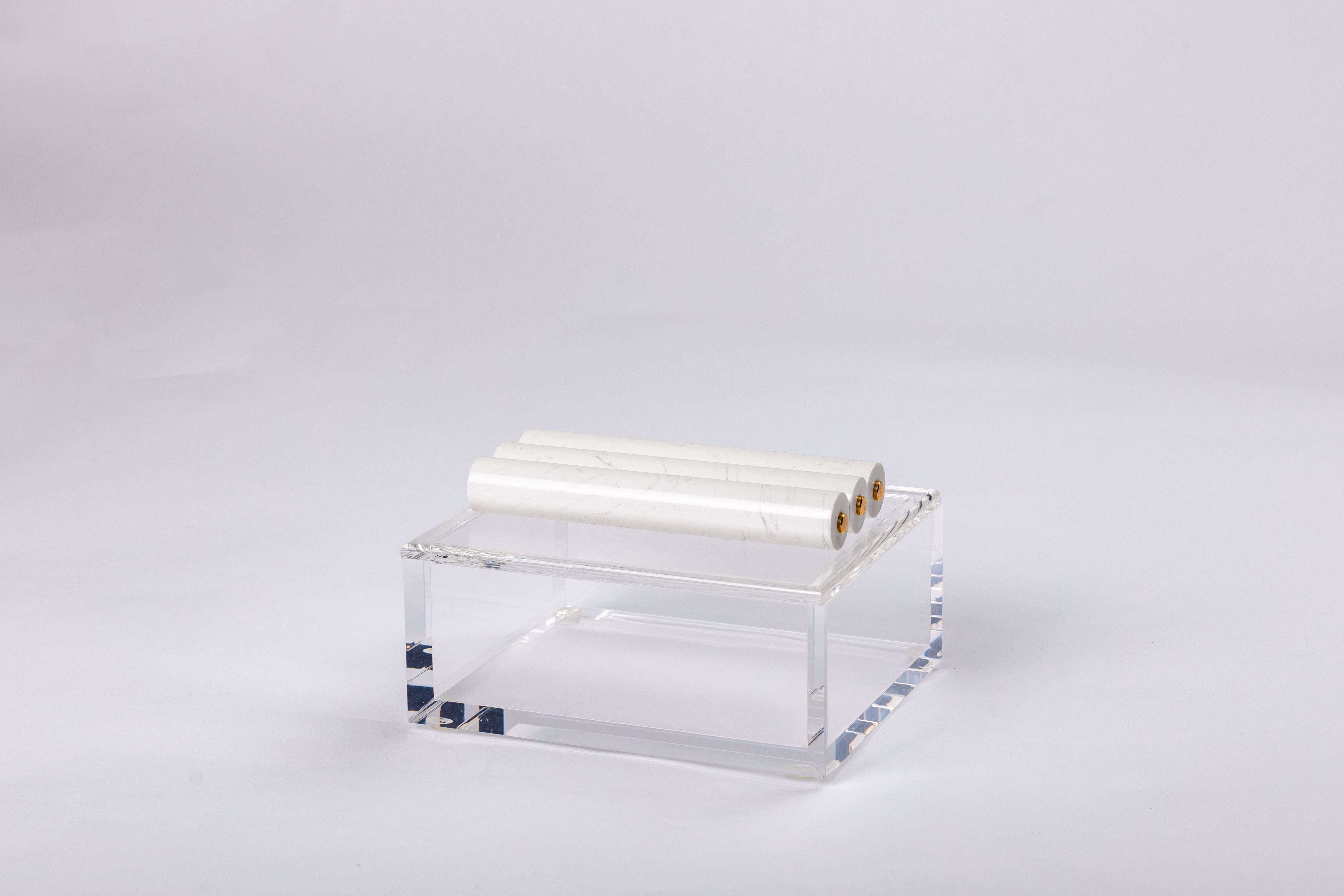 Marble Tube Clear Box